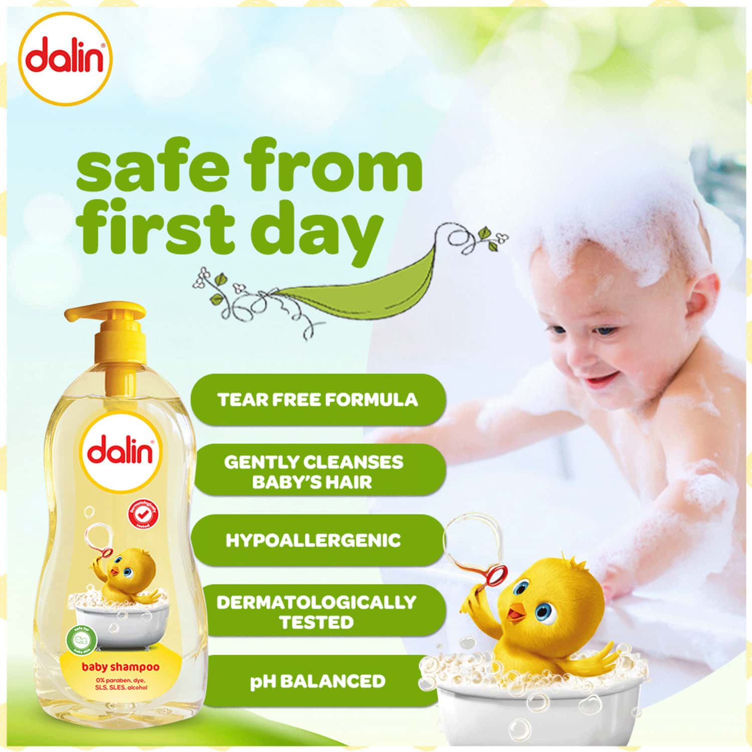 Buy DALIN BABY SHAMPOO 100 ML Online & Get Upto 60% OFF at PharmEasy