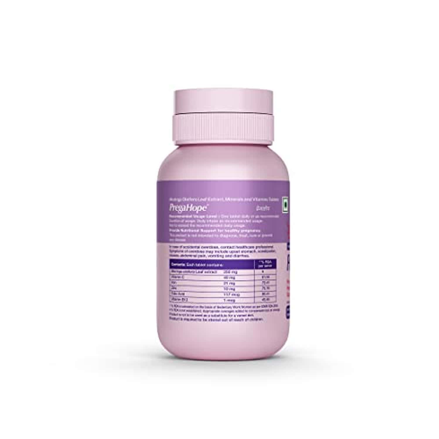 Buy PREGAHOPE PRE-PREGNANCY FERTILITY SUPPLEMENT WITH IRON FOLIC ACID ...