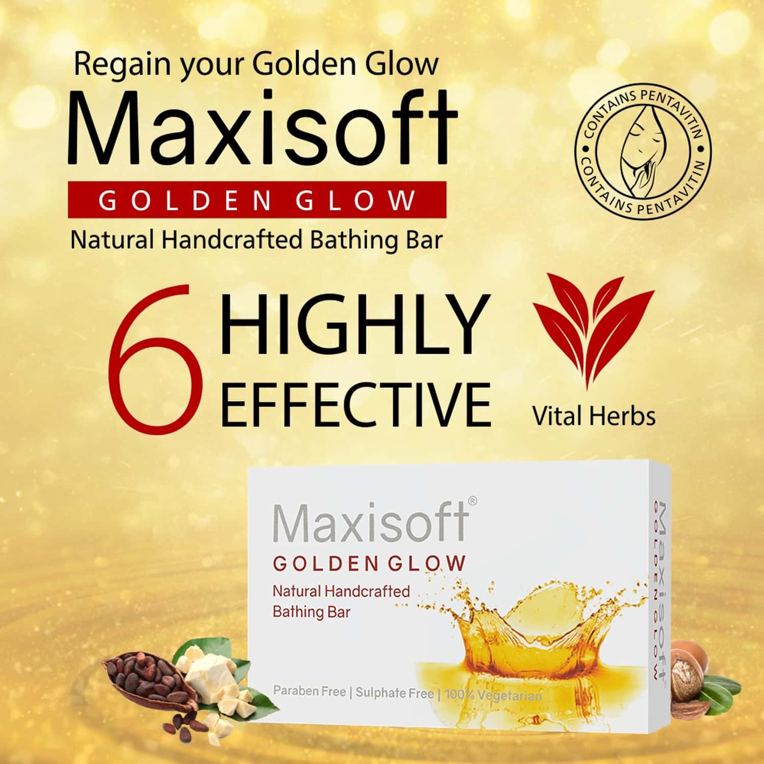Buy MAXISOFT GOLDEN GLOW FACE WASH (100 ML - PACK OF 3)|REGAIN YOUR ...