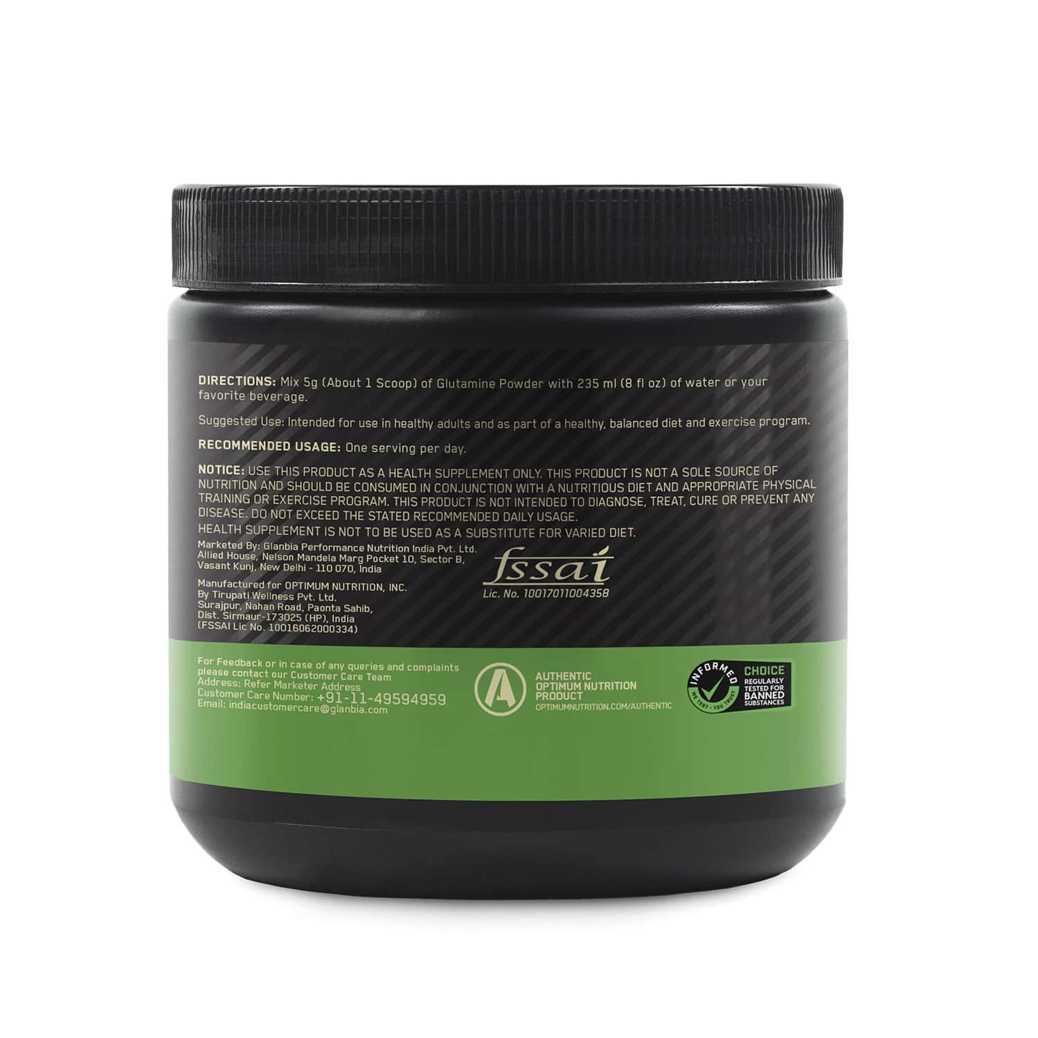 Buy ON INDIA GLUTAMINE GF POWDER 250G Online & Get Upto 60% OFF at ...