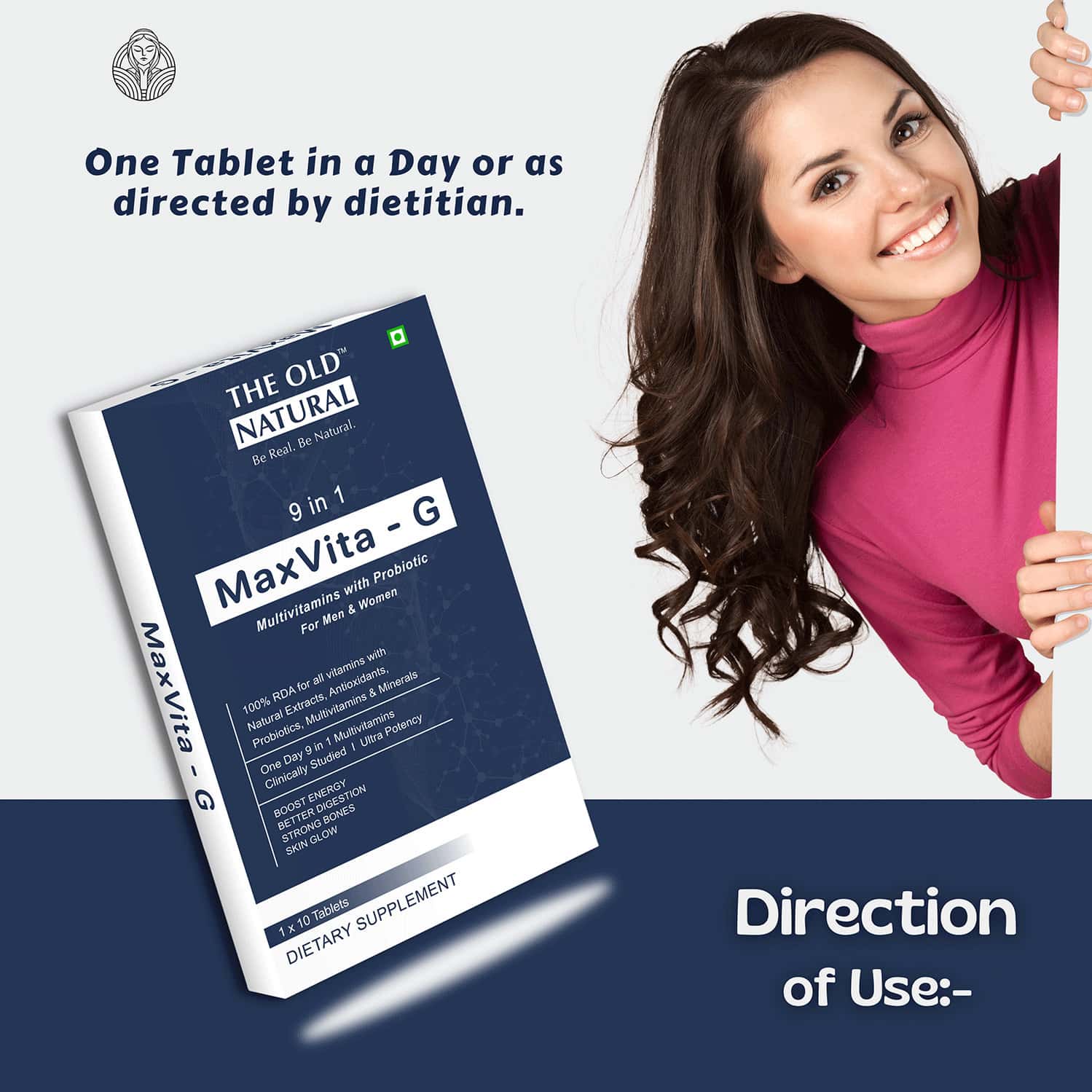 Buy THE OLD NATURAL MAXVITA -G MULTIVITAMIN 10 TABLETS ( 1 STRIP ) - 10 ...
