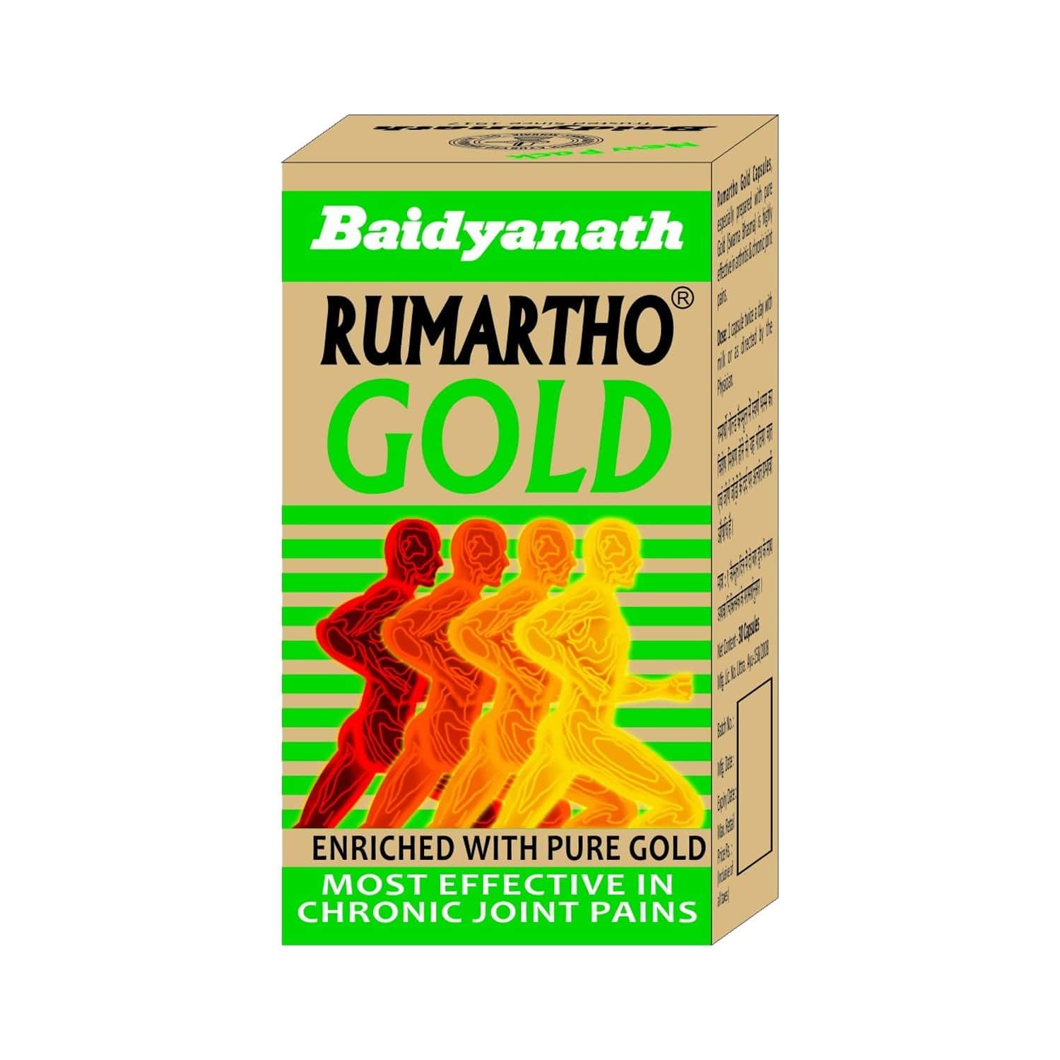 Buy Baidyanath Rumartho Gold - 30 Capsules Online & Get Upto 60% OFF at ...