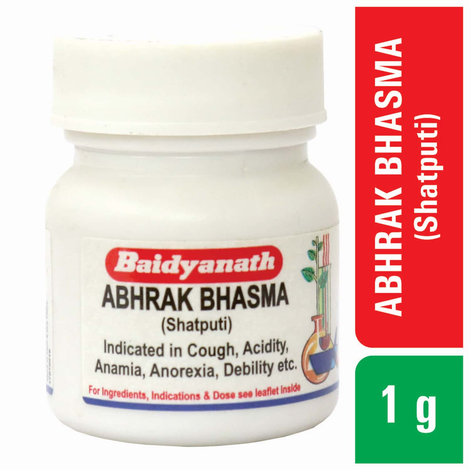 Buy BAIDYANATH NAGPUR ABHRAK BHASMA 1 GM (SHATPUTI) FOR COUGH & COLD ...