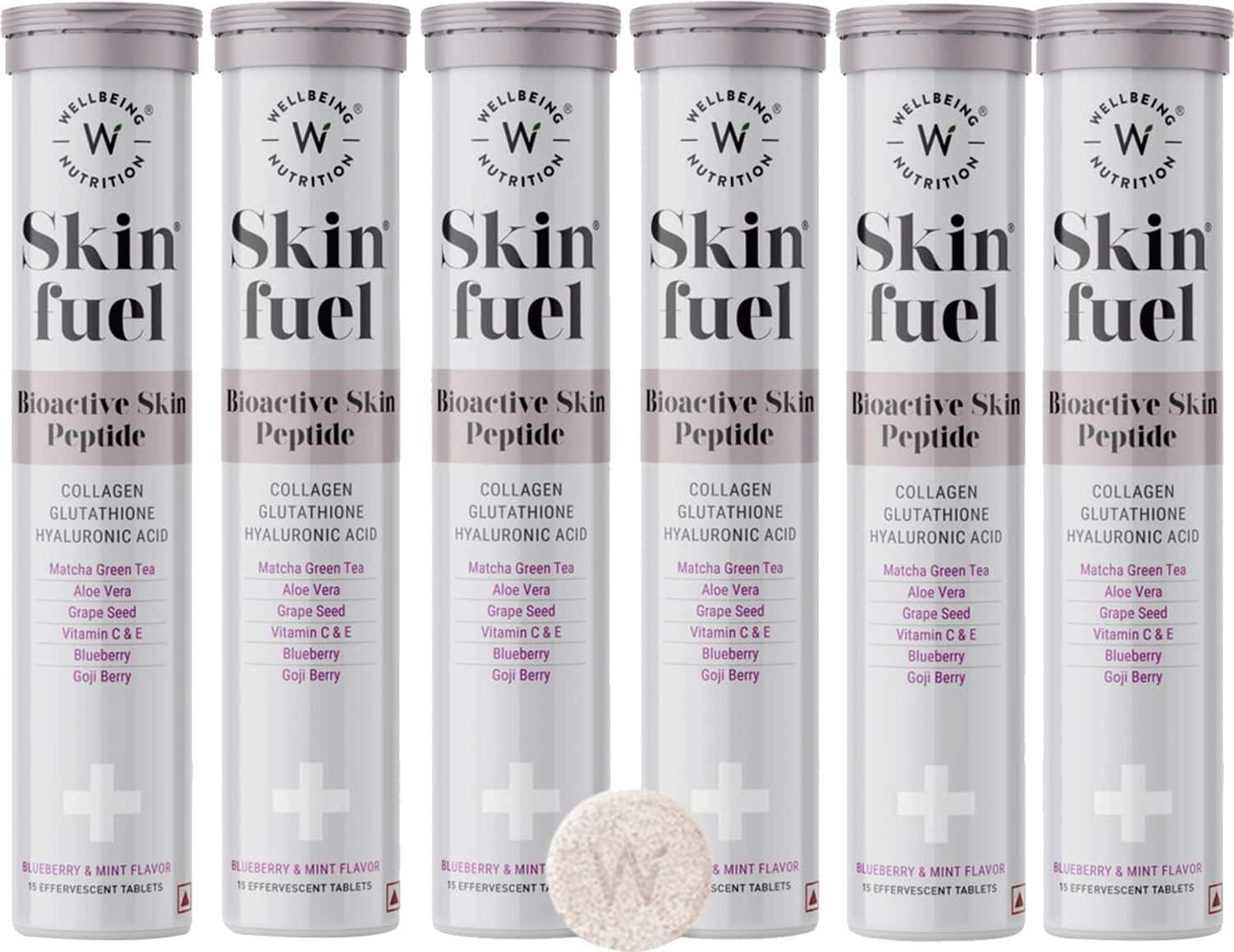 Buy WELLBEING NUTRITION SKIN FUEL JAPANESE COLLAGEN, L-GLUTATHIONE ...