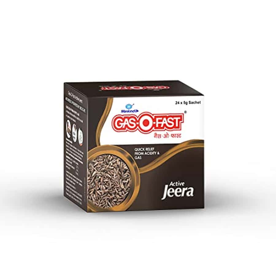 Buy GAS O FAST ACTIVE JEERA ANTACID SACHET OF 5 G Online & Get Upto 60% ...