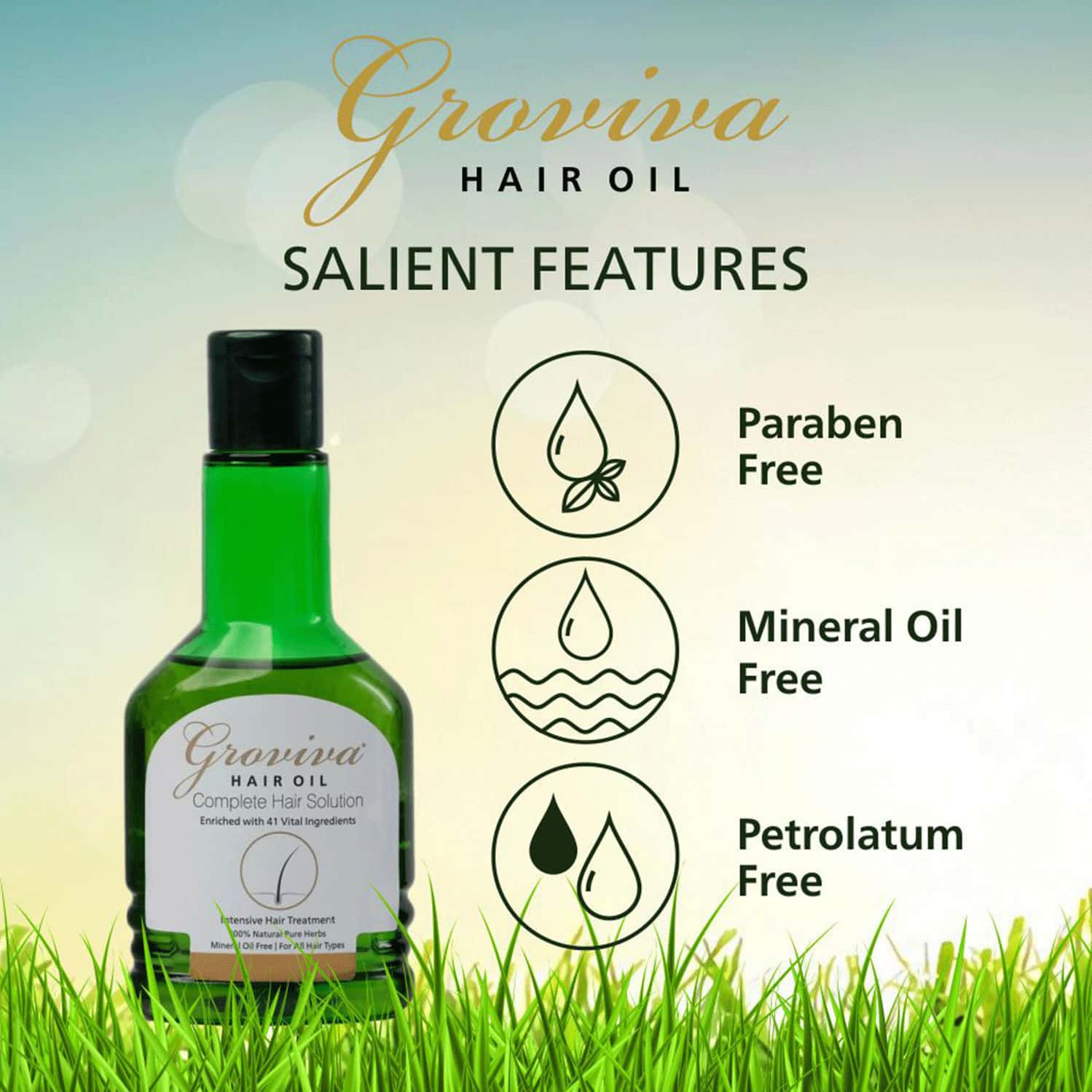 Buy GROVIVA HAIR OIL 100 ML (PACK OF 4) Online & Get Upto 60% OFF at ...