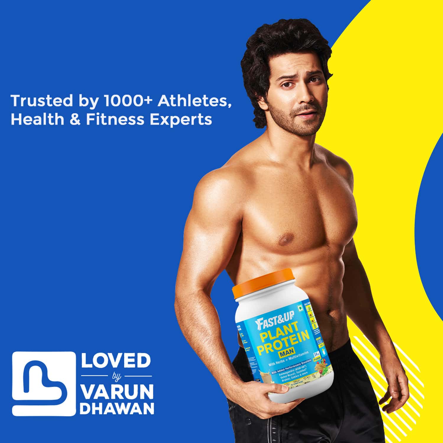 Buy FAST&UP PLANT PROTEIN FOR MAN VEGAN PROTEIN DRINK FOR MAN ...