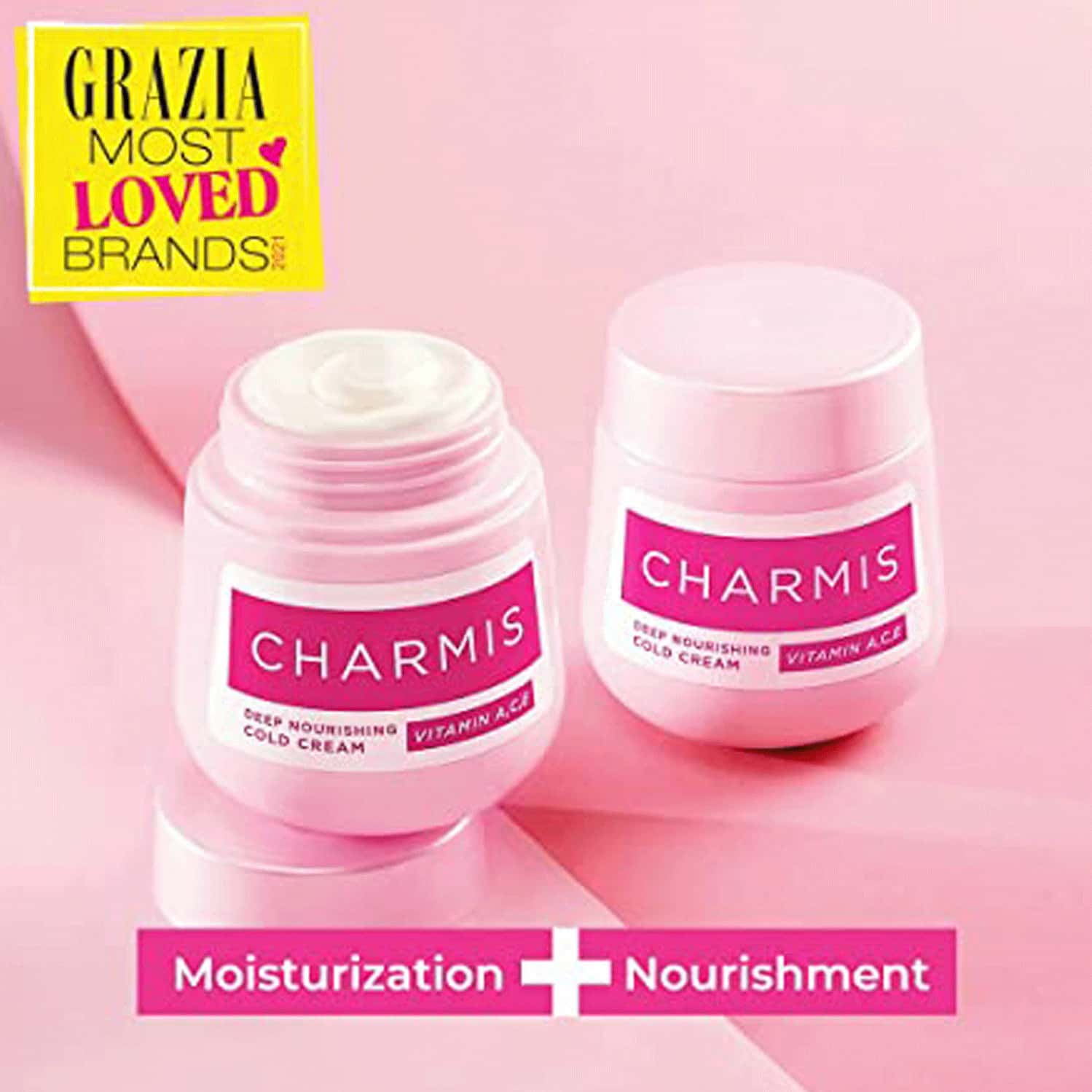 Buy CHARMIS DEEP NOURISHING COLD CREAM VITAMIN A C E 100ML Online & Get ...