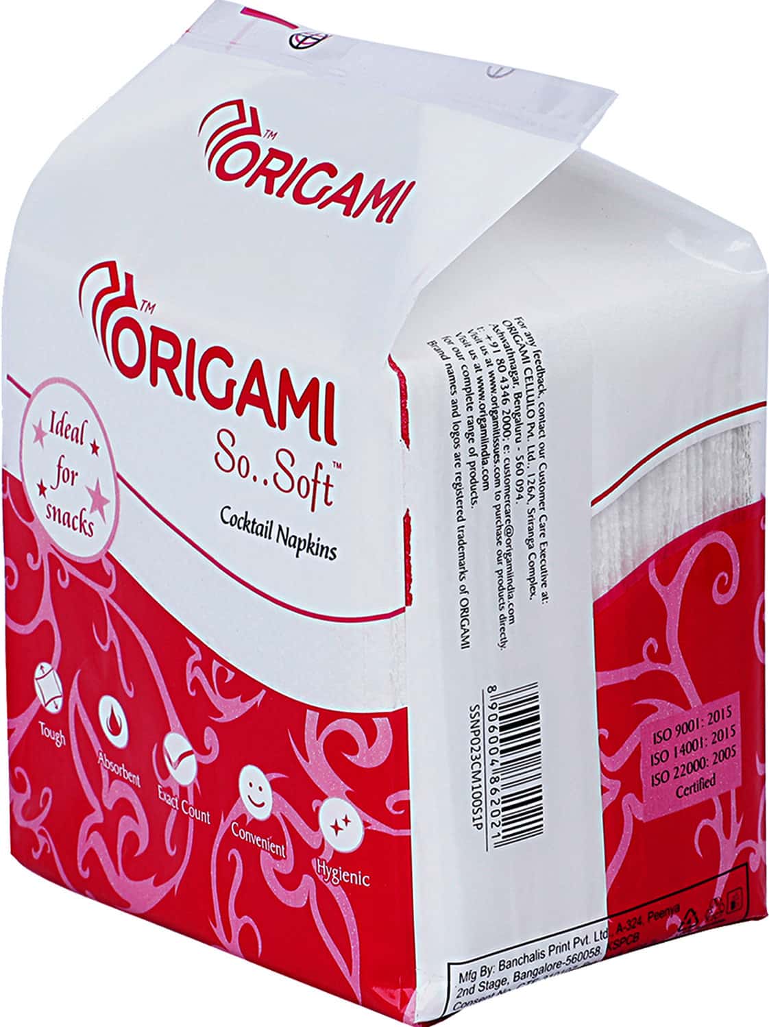 Buy ORIGAMI SO SOFT TISSUE PAPER NAPKIN / SERVIETTES / COCKTAIL NAPKINS ...