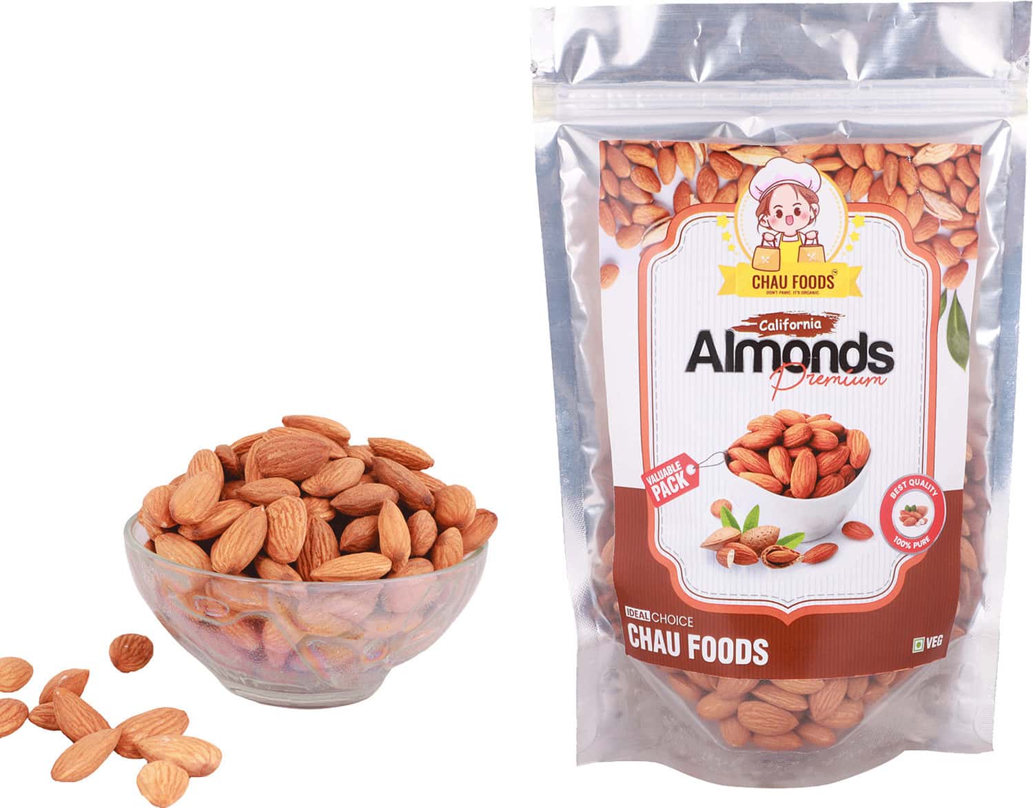 Buy CHAU FOODS CALIFORNIA ALMONDS Online & Get Upto 60% OFF at PharmEasy
