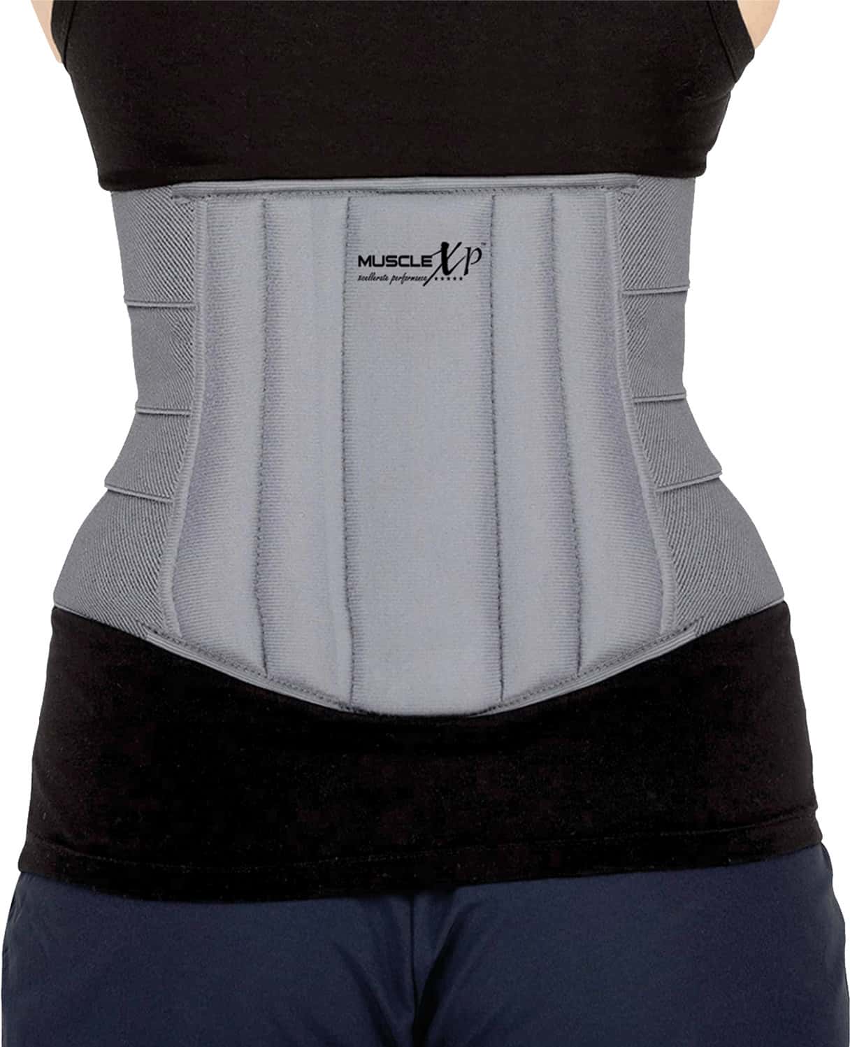 Buy MUSCLEXP DRFITNESS+ LUMBO SACRAL BELT BACK SUPPORT BELT WITH BACK ...