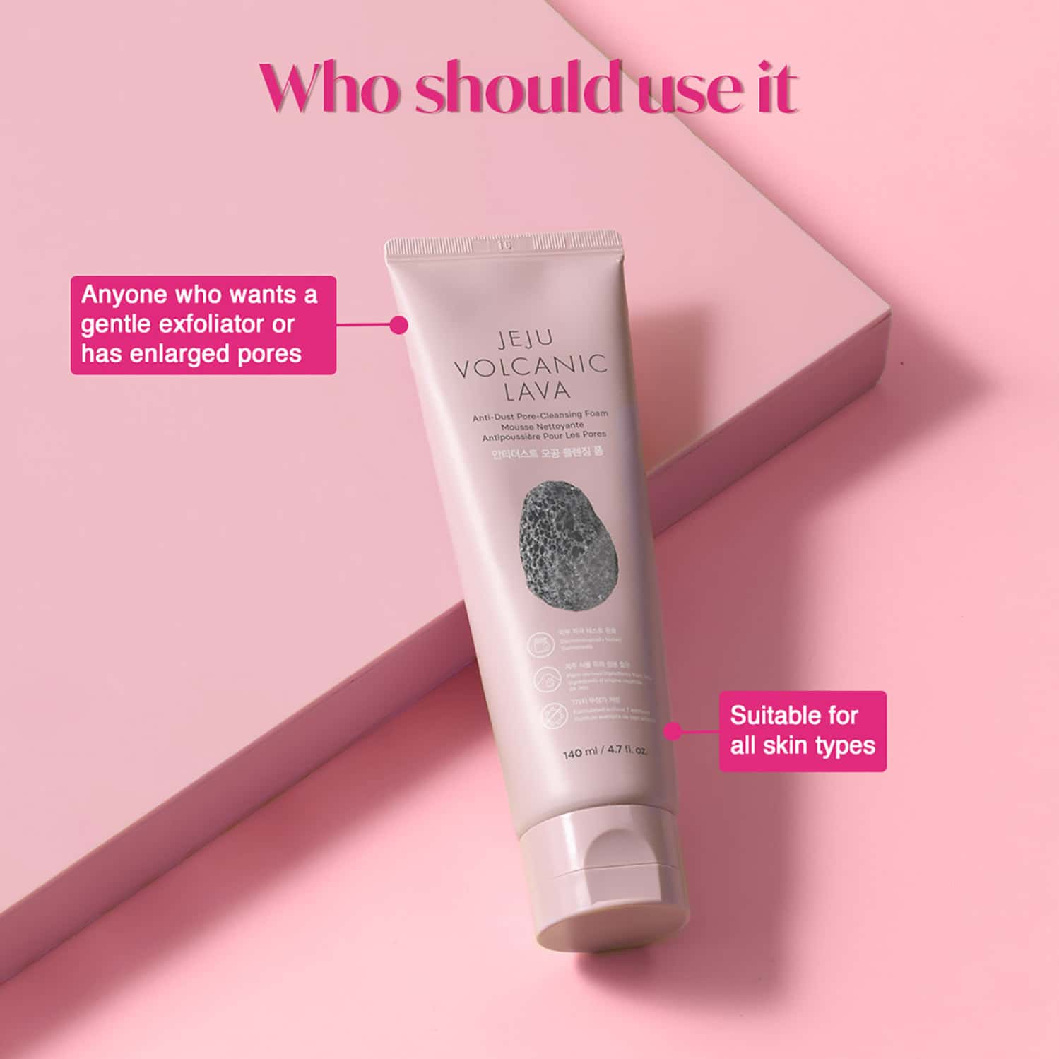 Buy THE FACE SHOP JEJU VOLCANIC LAVA CLEANSING FOAM Online & Get Upto ...