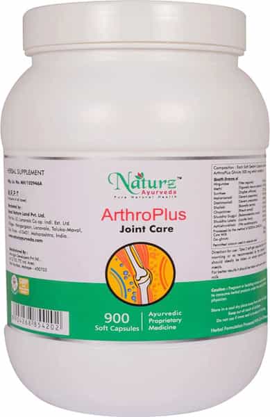 Buy NATURZ AYURVEDA ARTHROPLUS - 900 CAPSULES Online & Get Upto 60% OFF ...