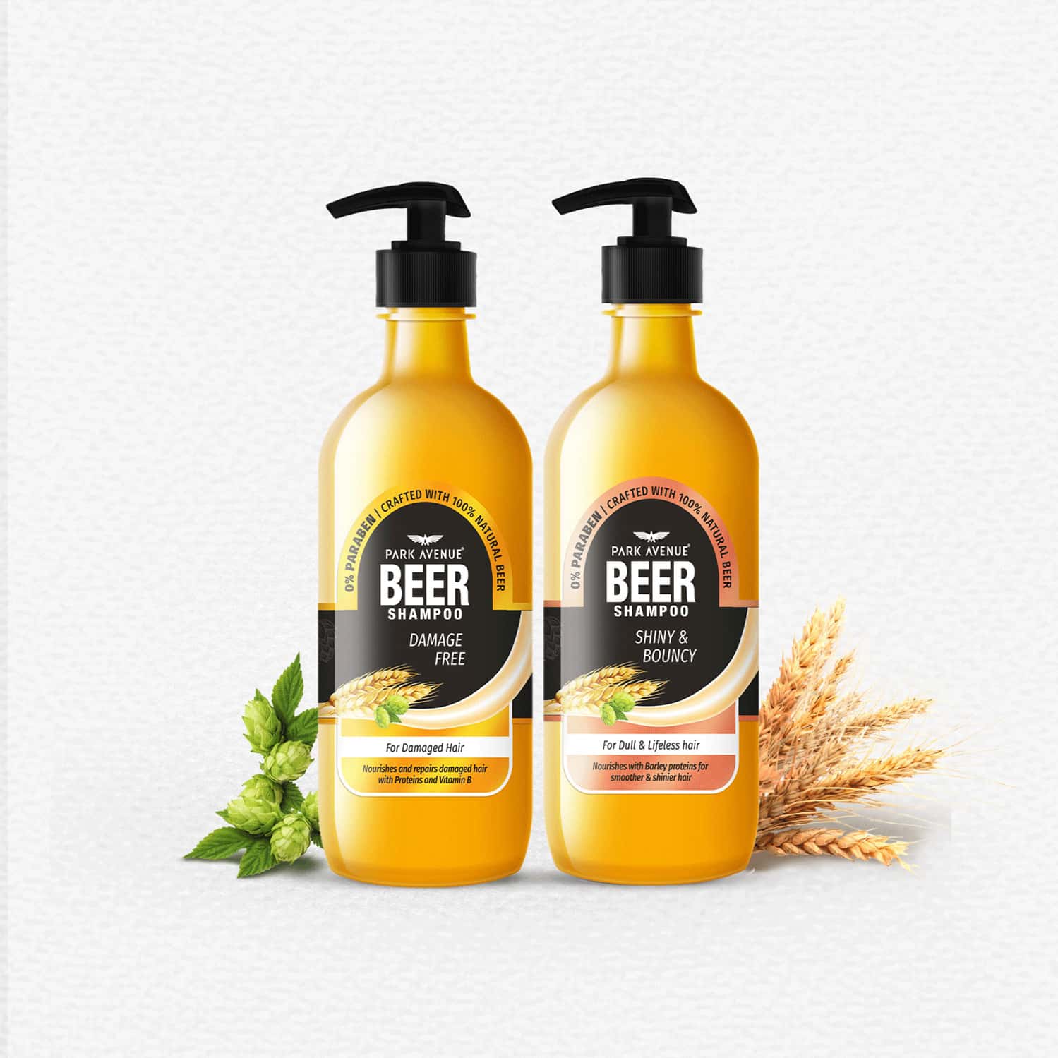 Buy PARK AVENUE BEER SHAMPOO SHINY & BOUNCY 650 ML Online & Get Upto 60 ...