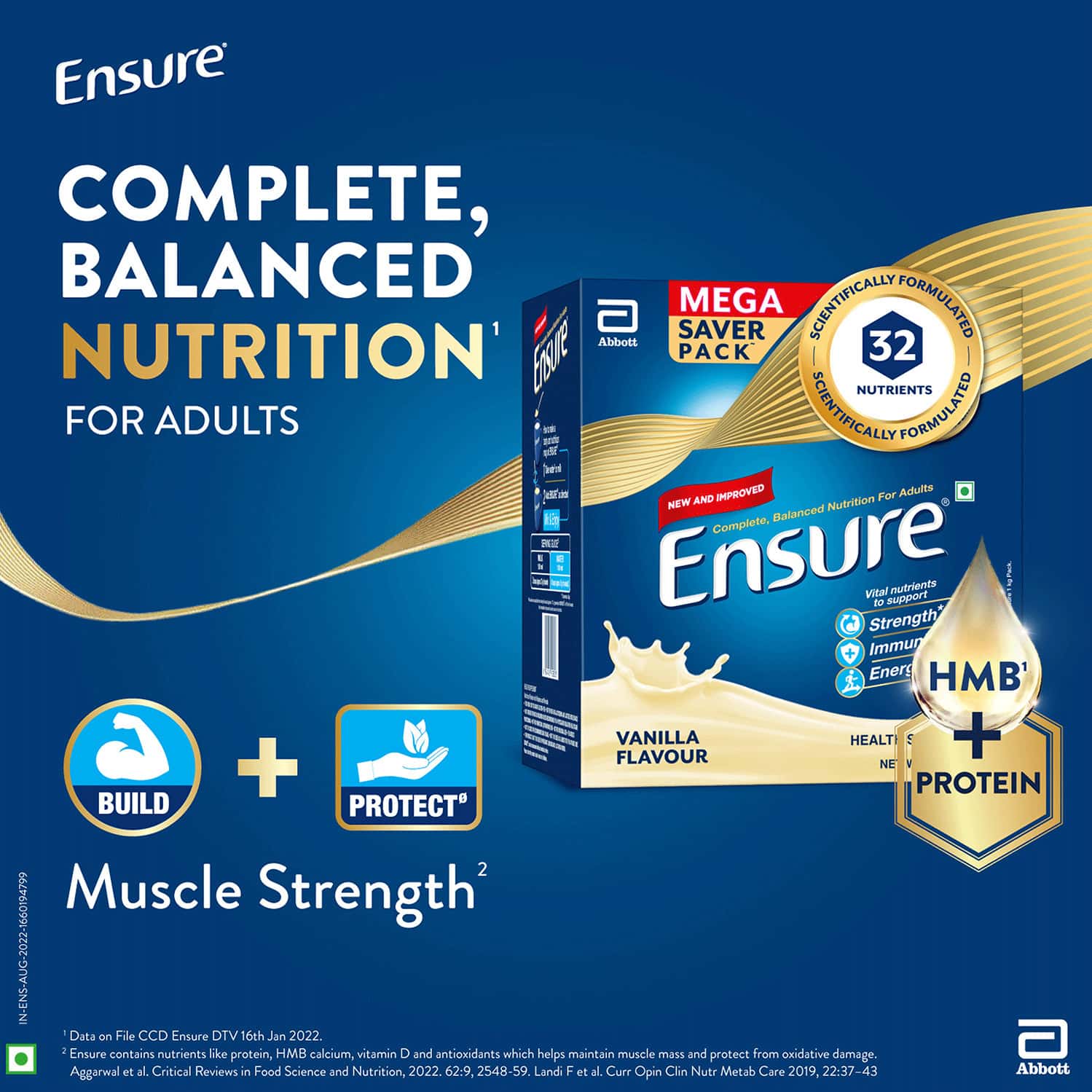 Buy ENSURE HEALTH DRINK VANILLA - 2KG BOX Online & Get Upto 60% OFF at ...