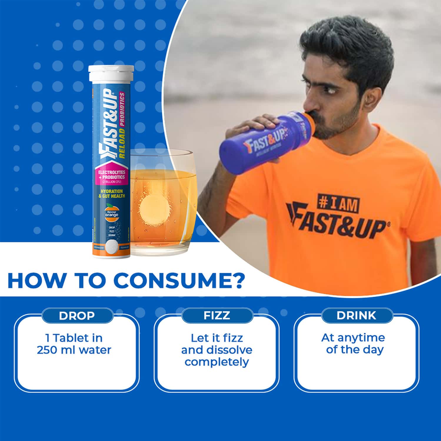 Buy FAST&UP RELOAD PROBIOTICS-ELECTROLYTES+PROBIOTICS|HYDRATION ...