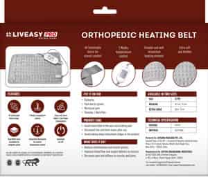 Buy LIVEASY PRO ORTHO CARE ELECTRIC HEATING BELT | REGULAR Online & Get ...