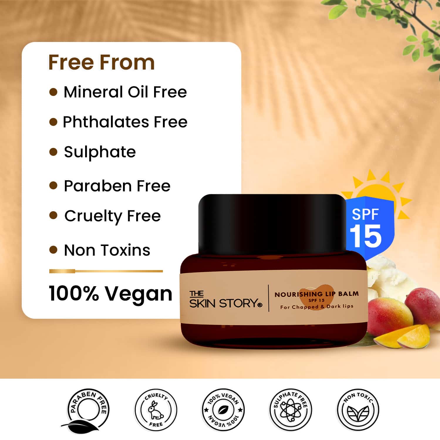 Buy THE SKIN STORY NOURISHING LIP BALM, SPF 15, 25G Online & Get Upto ...