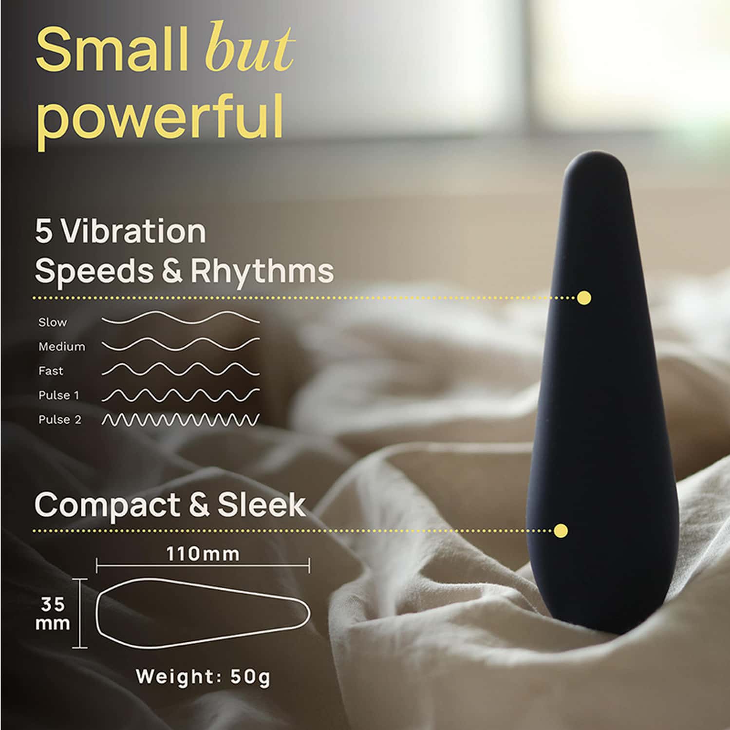 Buy MYMUSE PULSE PERSONAL MASSAGER - 5 SPEEDS, RECHARGEABLE ...