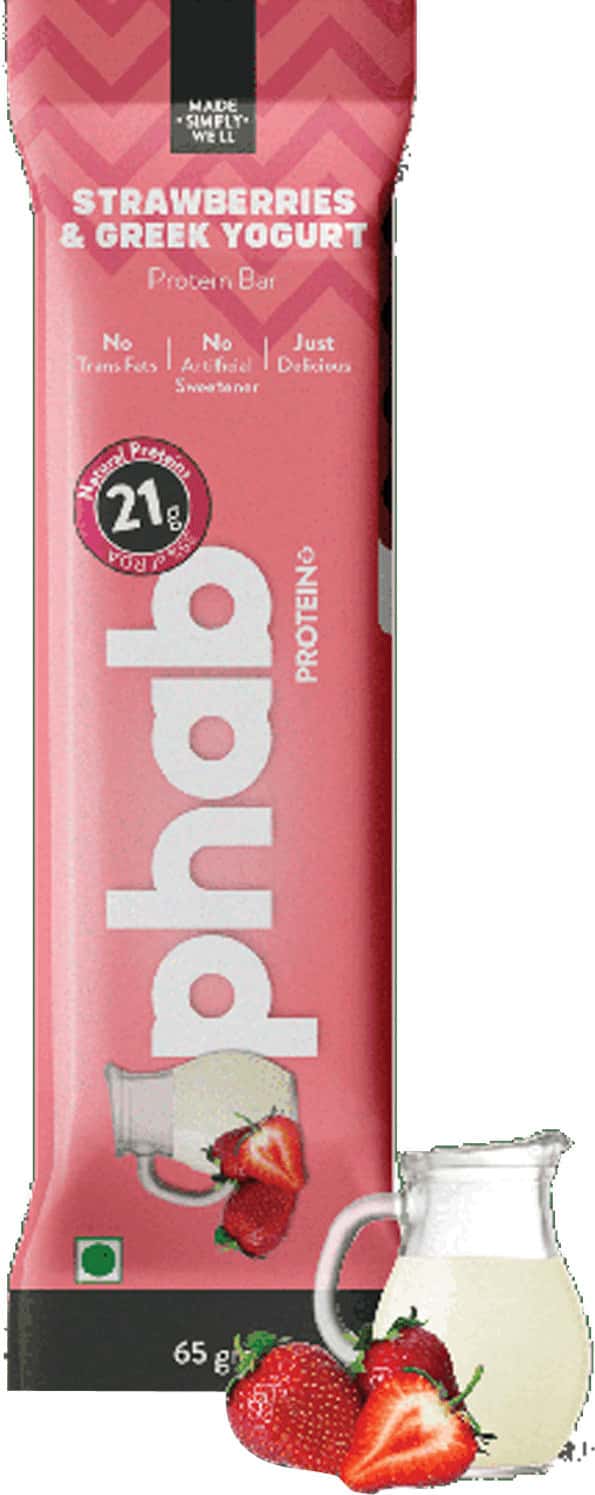 Buy PHAB PROTEIN BAR 21G PROTEIN ZERO TRANS FATS: PACK OF 12X 65G ...