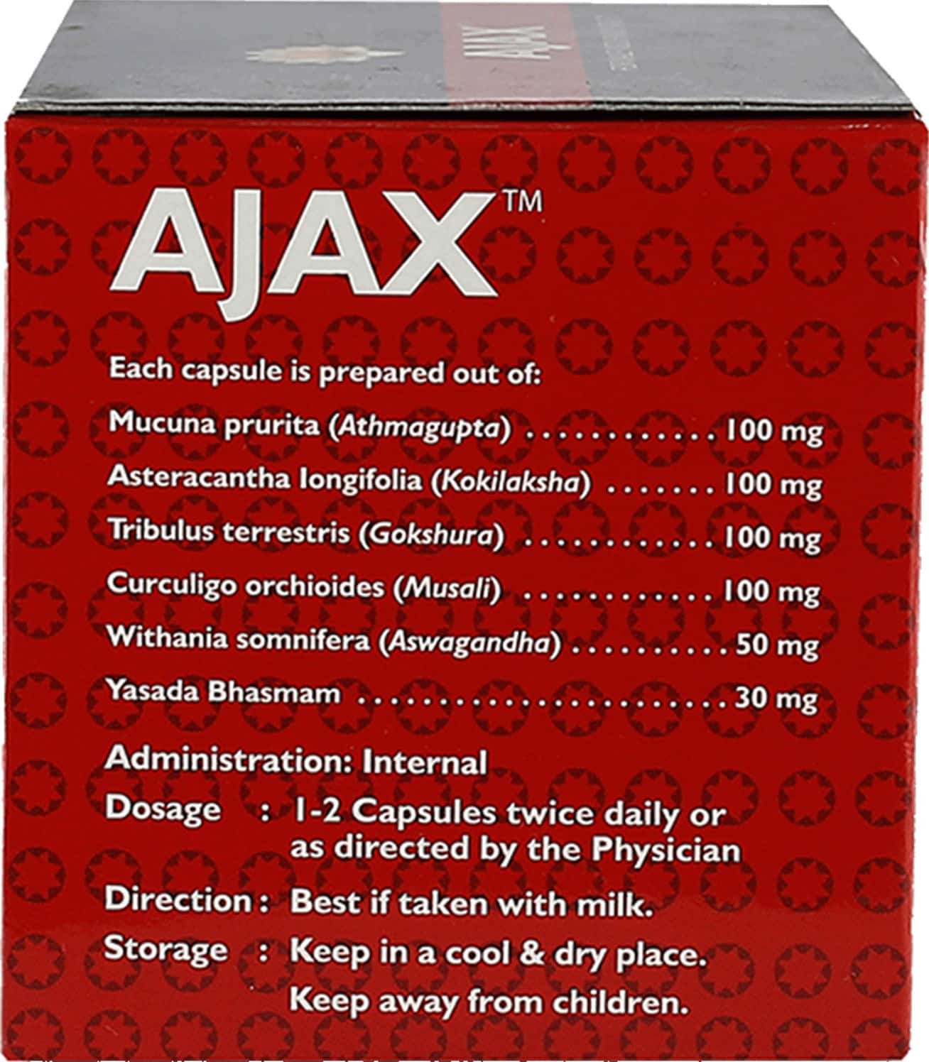 Buy KERALA AYURVEDA AJAX VIGOR IMPROVEMENT CAPSULES STRIP OF 10 'S ...