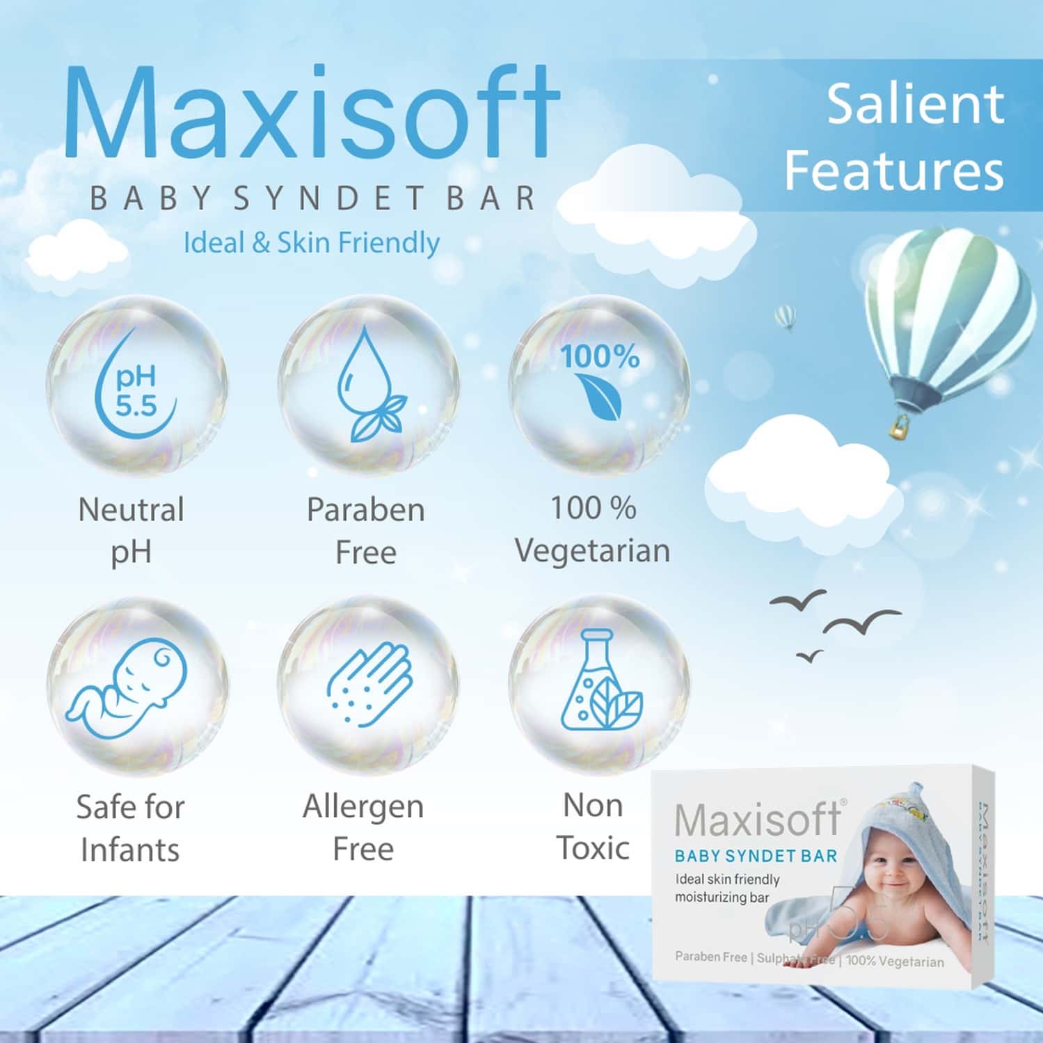 Buy MAXISOFT BABY SYNDET BAR (75 GM - PACK OF 6) Online & Get Upto 60% ...