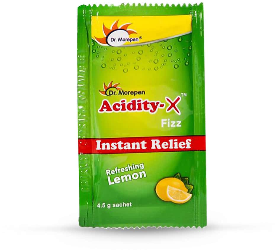 Buy DR. MOREPEN ACIDITY-X FIZZ FRUIT SALT 4.5GM PACK 50 SACHET ACIDITY ...