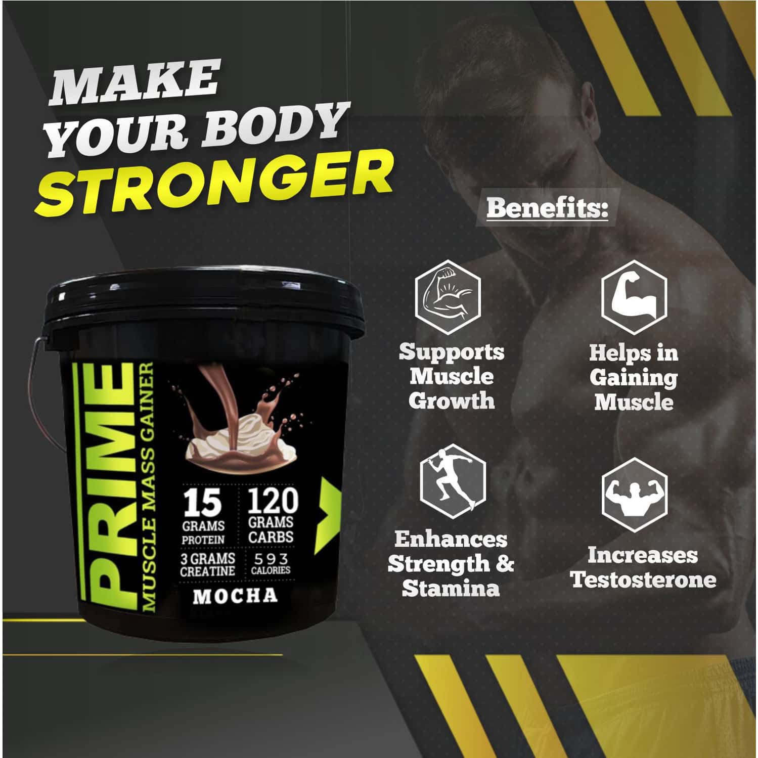 Buy BIGFLEX PRIME MASS GAINER (MOCHA) (3 KG) Online & Get Upto 60% OFF ...