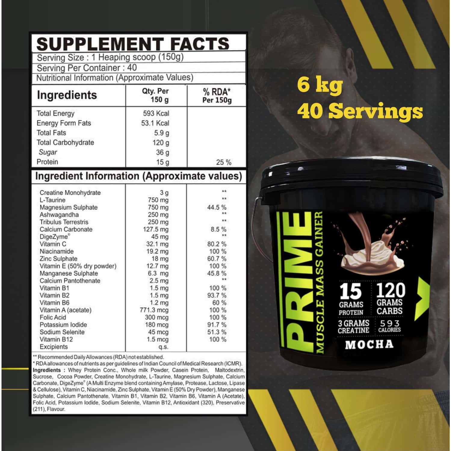 Buy BIGFLEX PRIME MASS GAINER (MOCHA) (6 KG) Online & Get Upto 60% OFF ...