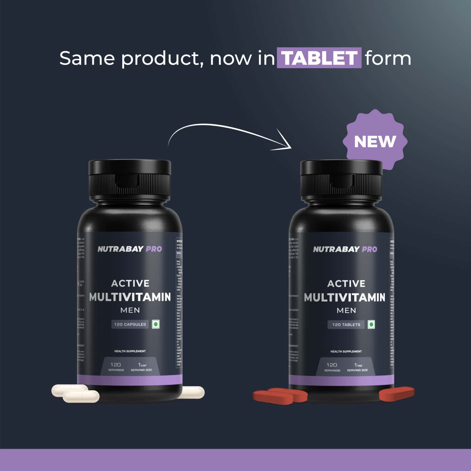 Buy NUTRABAY PRO ACTIVE MULTIVITAMIN FOR MEN - 25 VITAMINS & MINERALS ...