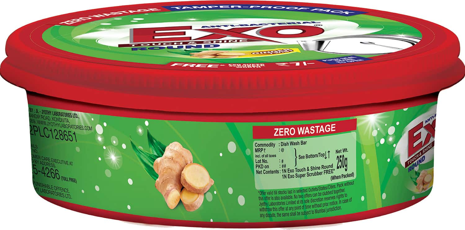Buy EXO ROUND DISH WASH BAR - 250 GM Online & Get Upto 60% OFF at PharmEasy