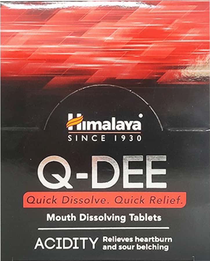 Buy HIMALAYA Q-DEE ACIDITY LICORICE AMLA STRIP OF 3NX8 TABLETS Online ...