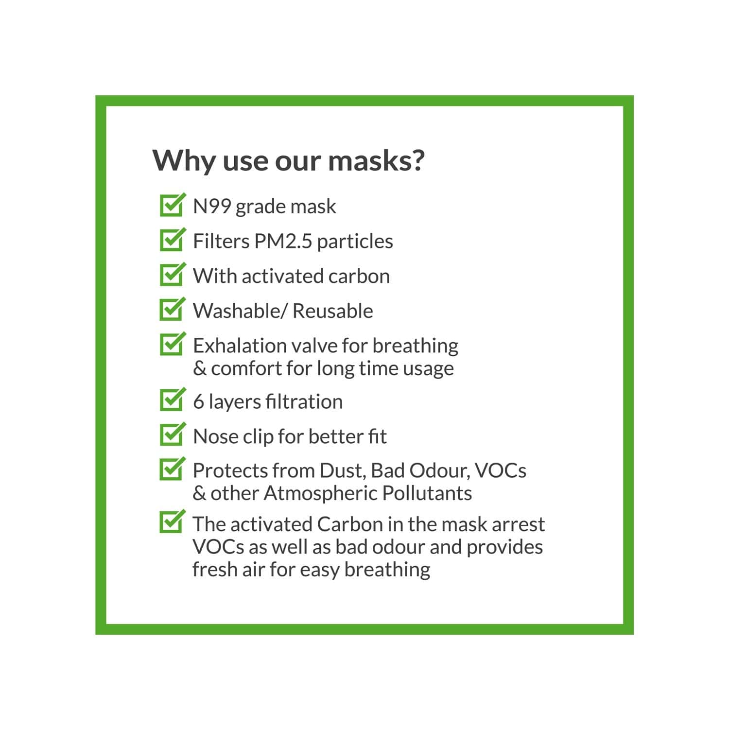 Buy Bodyguard Reusable Anti Pollution Face Mask With Activated Carbon ...