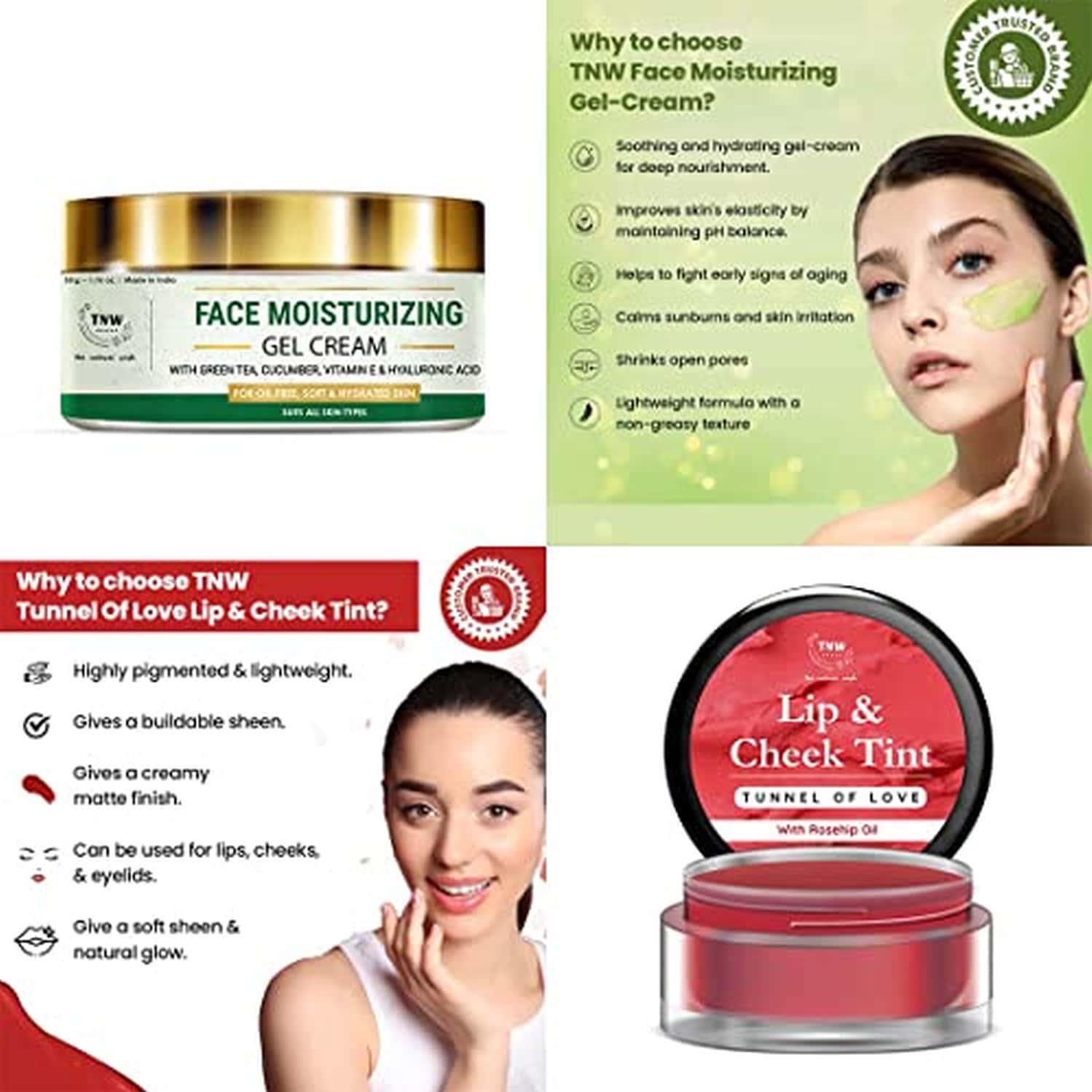 Buy TNW-THE NATURAL WASH LIP CARE COMBO WITH TUNNEL OF LOVE LIP & CHEEK ...