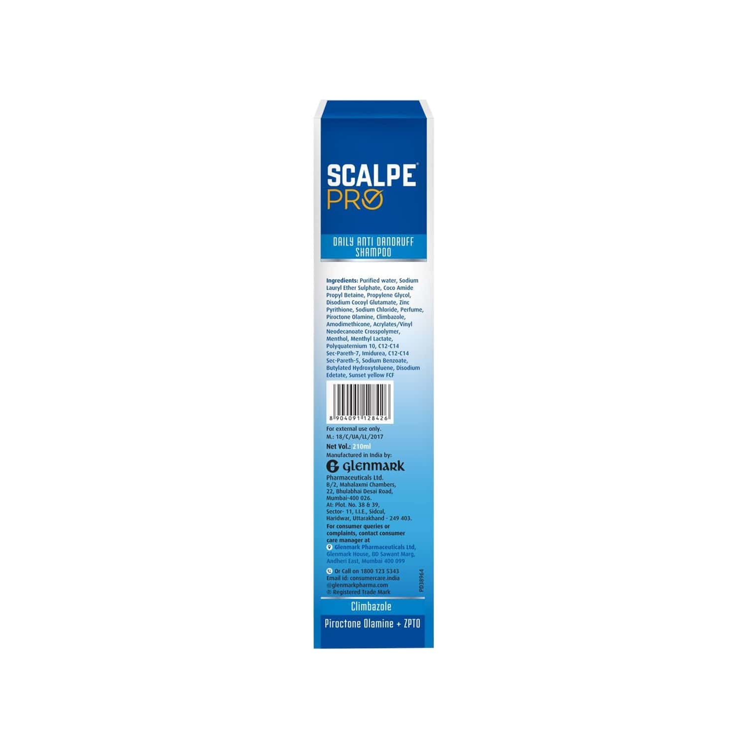 Buy SCALPE PRO ANTI-DANDRUFF SHAMPOO 210ML Online & Get Upto 60% OFF at ...