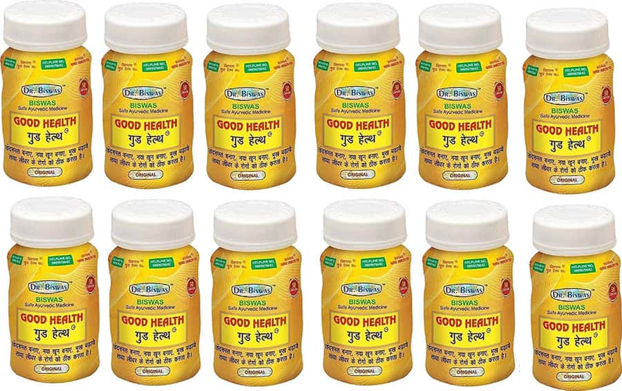 Buy DR. BISWAS GOOD HEALTH AYURVEDIC (PACK OF 15) (750 CAPSULES) Online ...