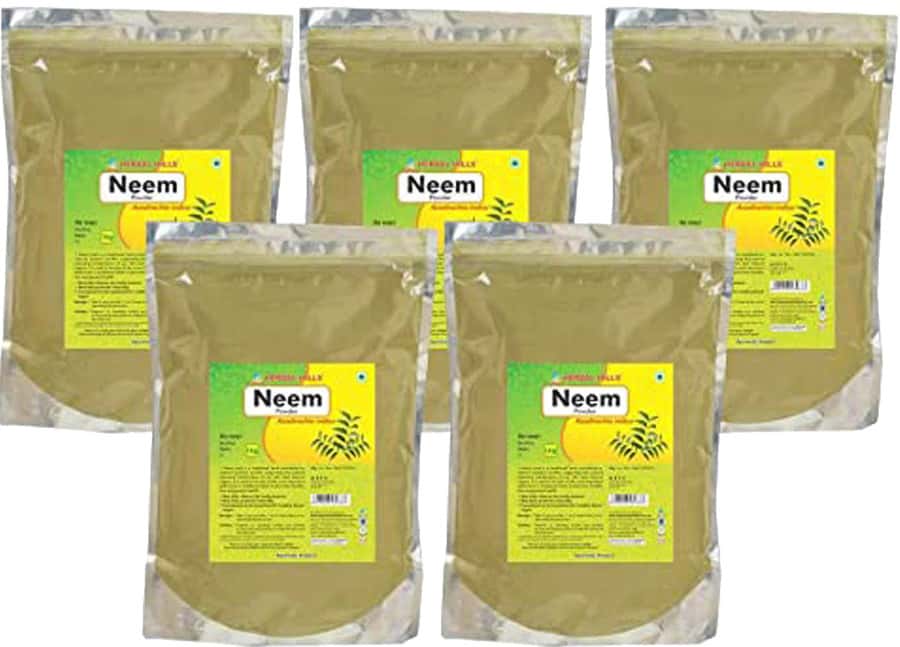 Buy HERBAL HILLS NEEM POWDER | NEEM LEAVES POWDER 100G PACK OF 4 Online ...