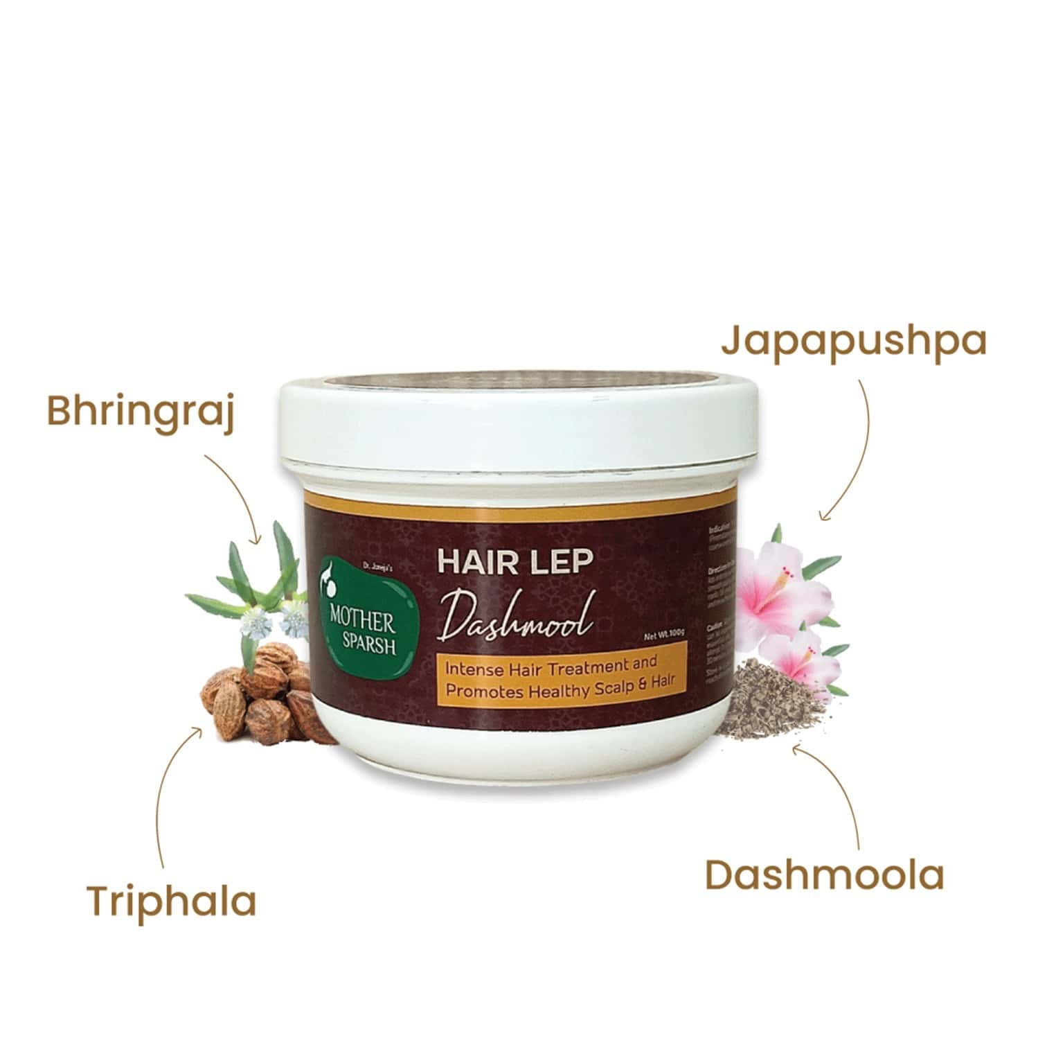 Buy MOTHER SPARSH DASHMOOL HAIR LEP 100% AYURVEDIC WITH DASHMOOLA AND ...