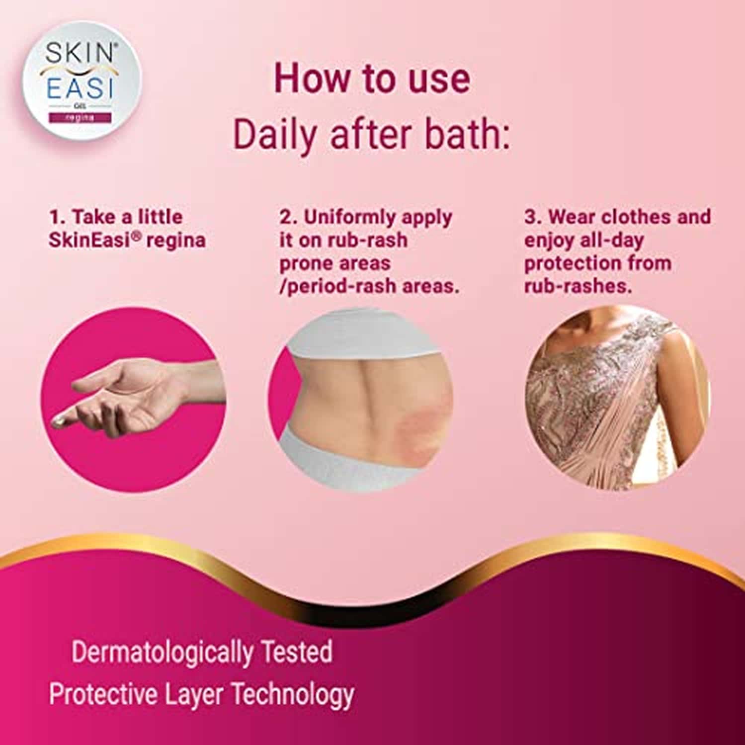 Buy SKINEASI REGINA ANTI-RUB RASH GEL| PREVENTS & SOOTHES SORENESS 20 ...