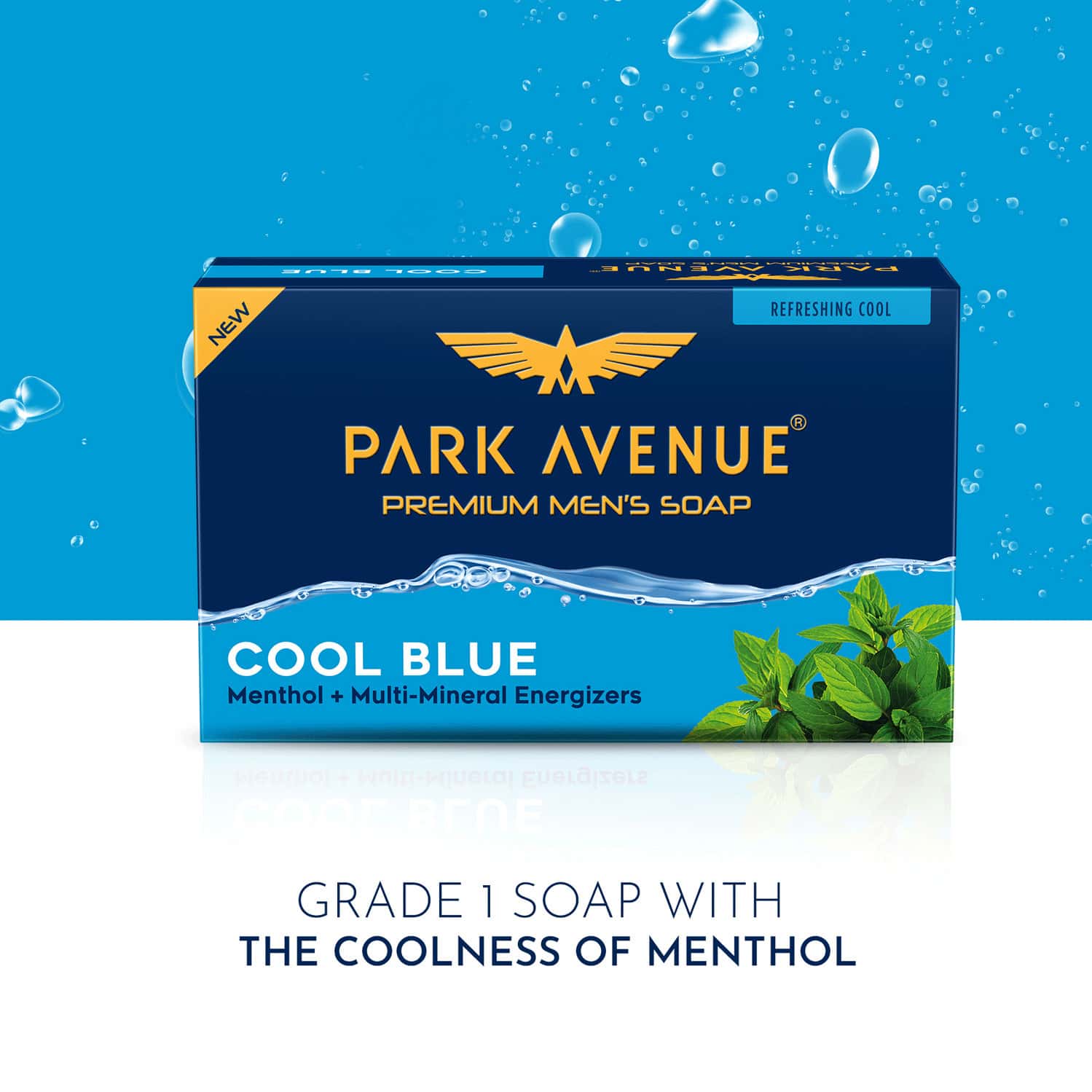 Buy PARK AVENUE COOL BLUE SOAP WITH NATURAL INGREDIENTS MENTHOL & MULTI ...