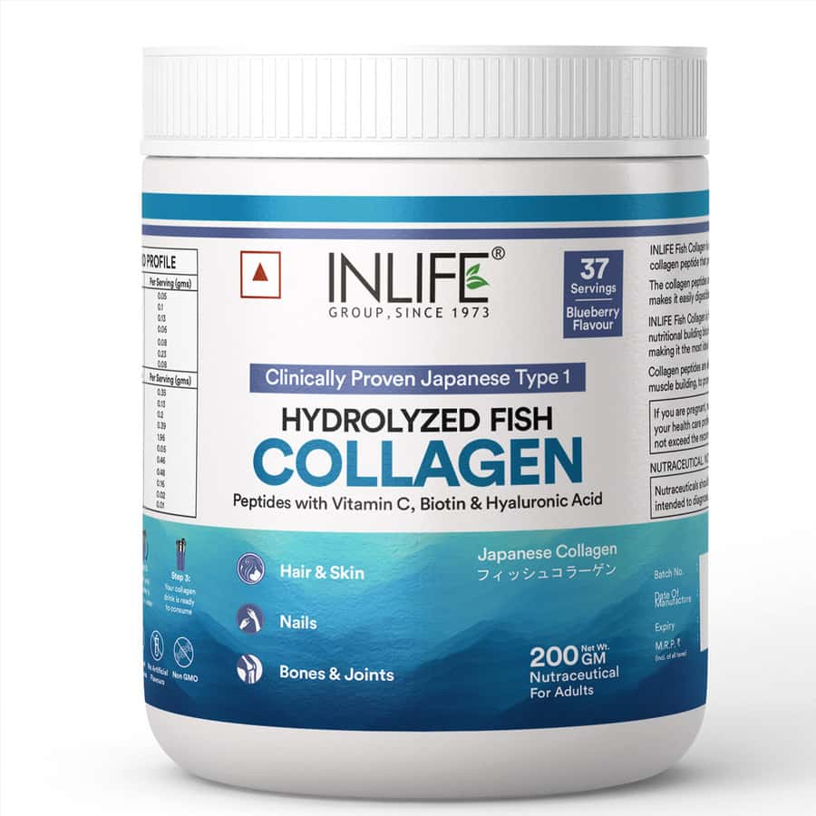 Buy INLIFE JAPANESE MARINE COLLAGEN SUPPLEMENTS FOR WOMEN & MEN ...