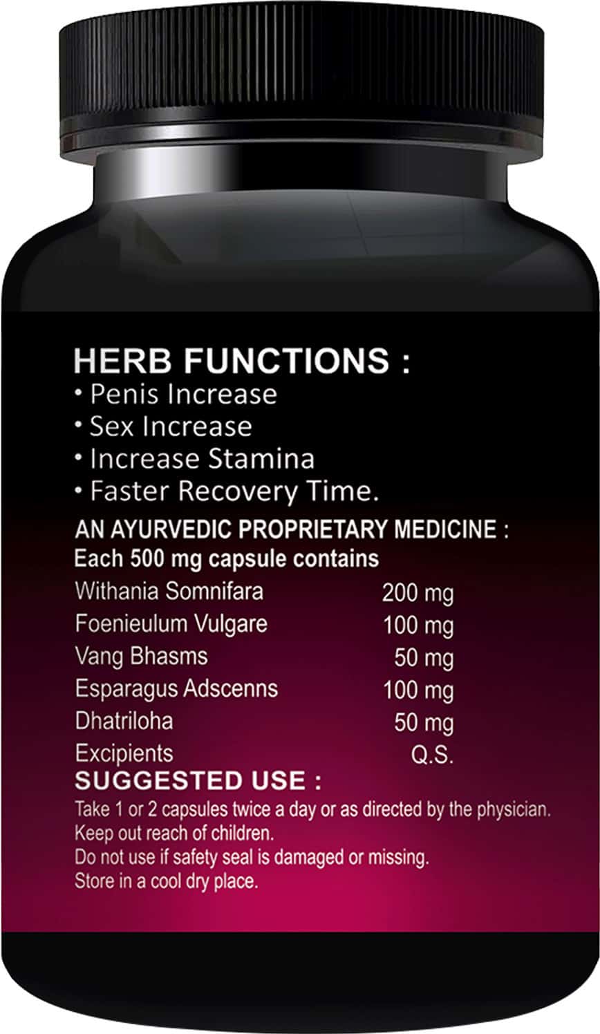 Buy MAN MAXX HERBAL CAPSULES FOR INCREASE STRENGTH, IMPROVES VIGOUR ...
