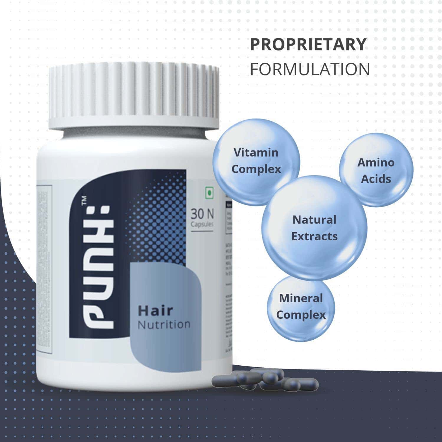 Buy PUNH - HAIR NUTRITION CAPSULES Online & Get Upto 60% OFF at PharmEasy