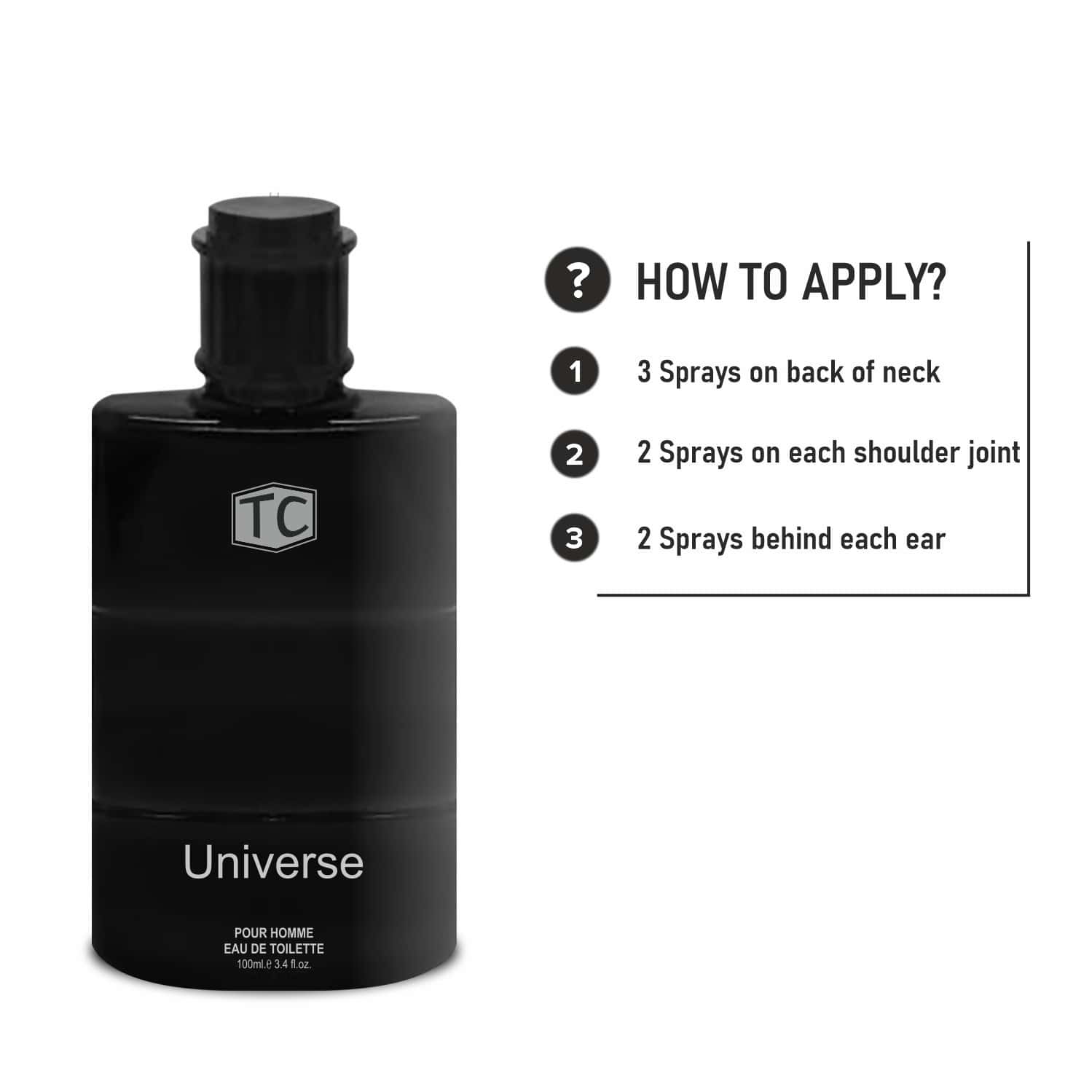 Buy TRENDY COLLECTION UNIVERSE LONG LASTING PERFUME FOR MEN 100ML ...