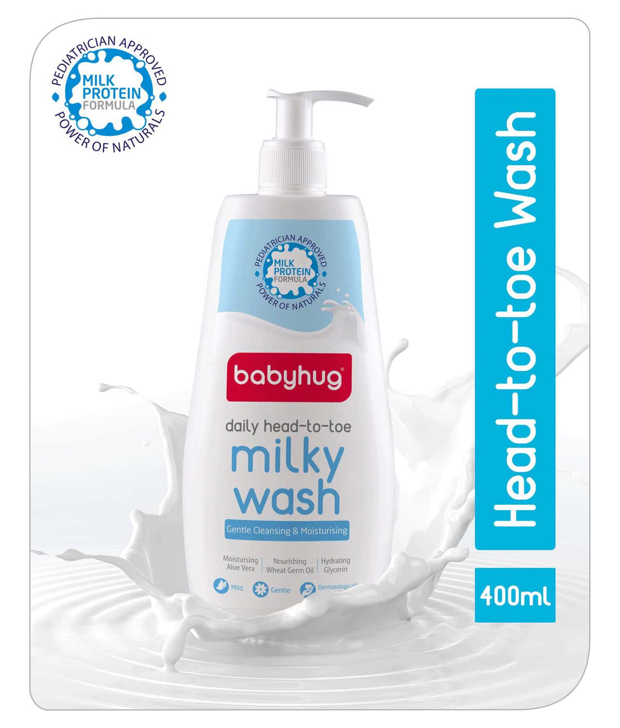 Buy BABYHUG DAILY HEAD TO TOE MILKY WASH - 400 ML Online & Get Upto 60% ...