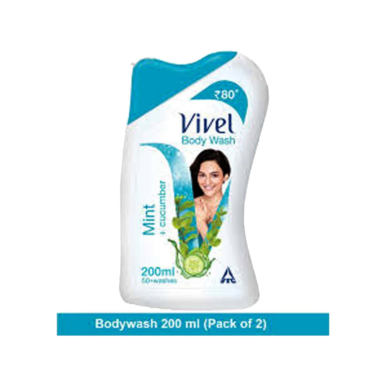 Buy Vivel Mint And Cucumber Body Wash Bottle Of 200 Ml Online & Get ...