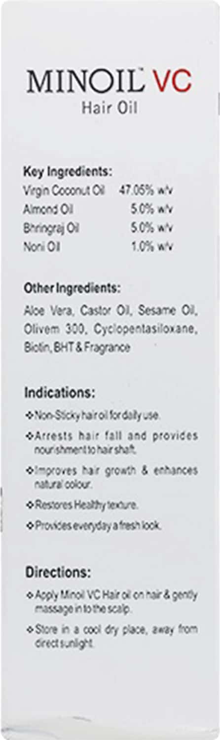 Buy MINOIL VC HAIR OIL 100ML Online & Get Upto 60% OFF at PharmEasy