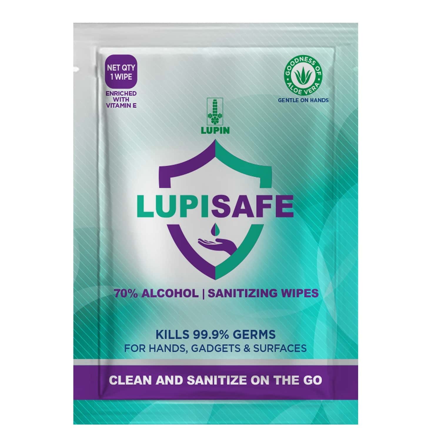 Buy Lupisafe Sanitizing Alcohol Based Wet Wipes - Single Pack - 60 ...