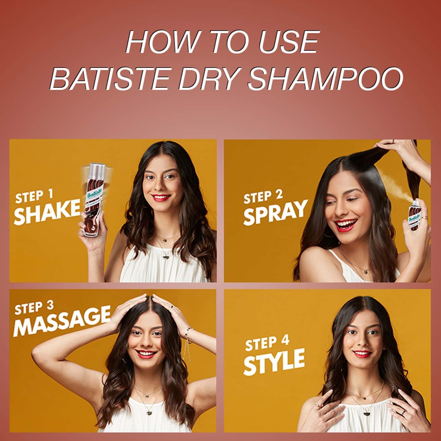 Buy BATISTE INSTANT HAIR REFRESH DRY SHAMPOO PLUS WITH A HINT OF COLOUR ...