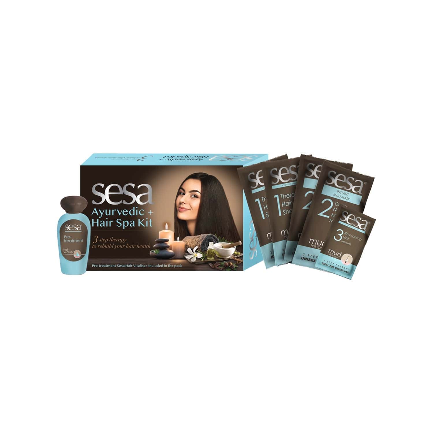 Buy SESA AYURVEDIC HAIR SPA KIT BOX OF 3 Online & Get Upto 60% OFF at ...